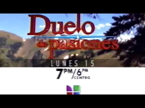 Duelo de Pasiones Premiere Promo on Univision (VHS QUALITY) - Early ...