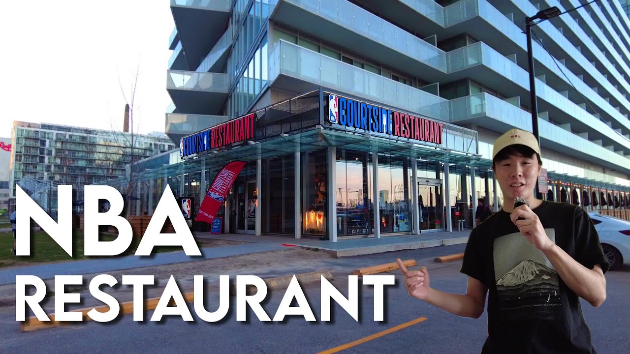Going to The Official NBA Restaurant in Toronto! - YouTube