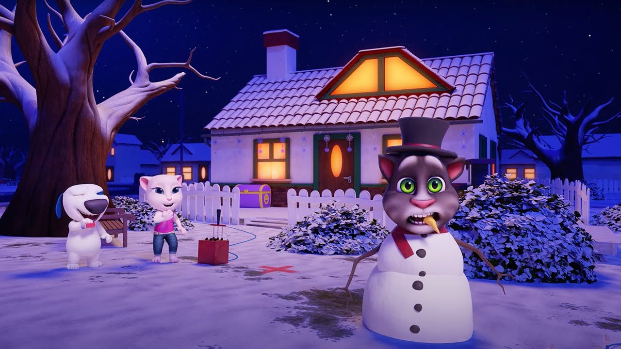 Snow Season Decorations | Talking Tom Shorts | WildBrain Toons ...