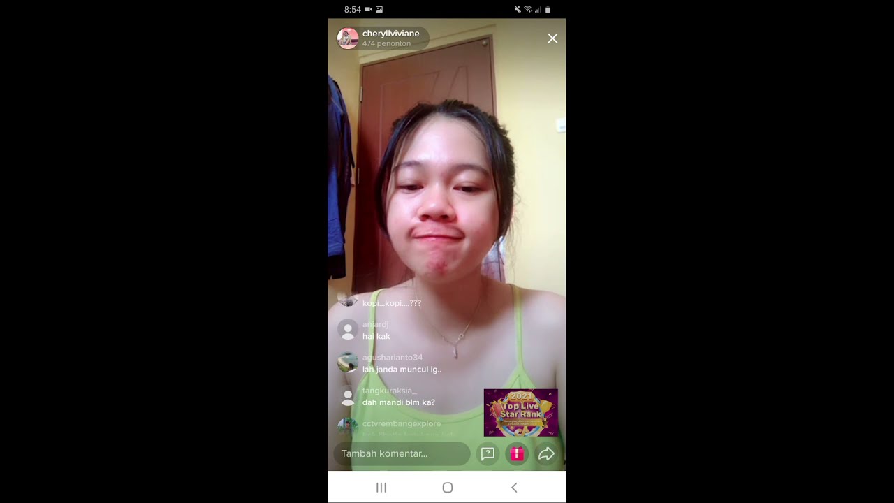 abg gak pake bra tiktok cantik bening nan seksi sedang live - YouTube
