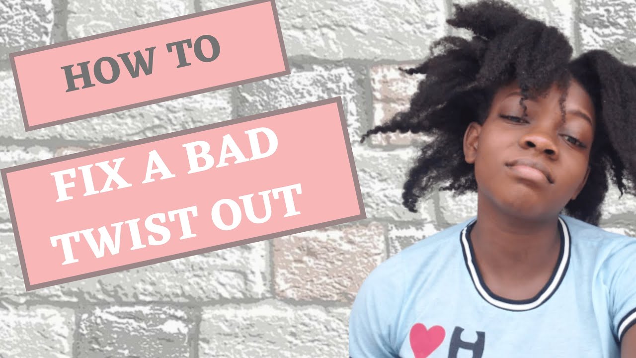 TWIST OUT GONE WRONG? HOW TO Save a Bad Twist Out | Easy Natural ...