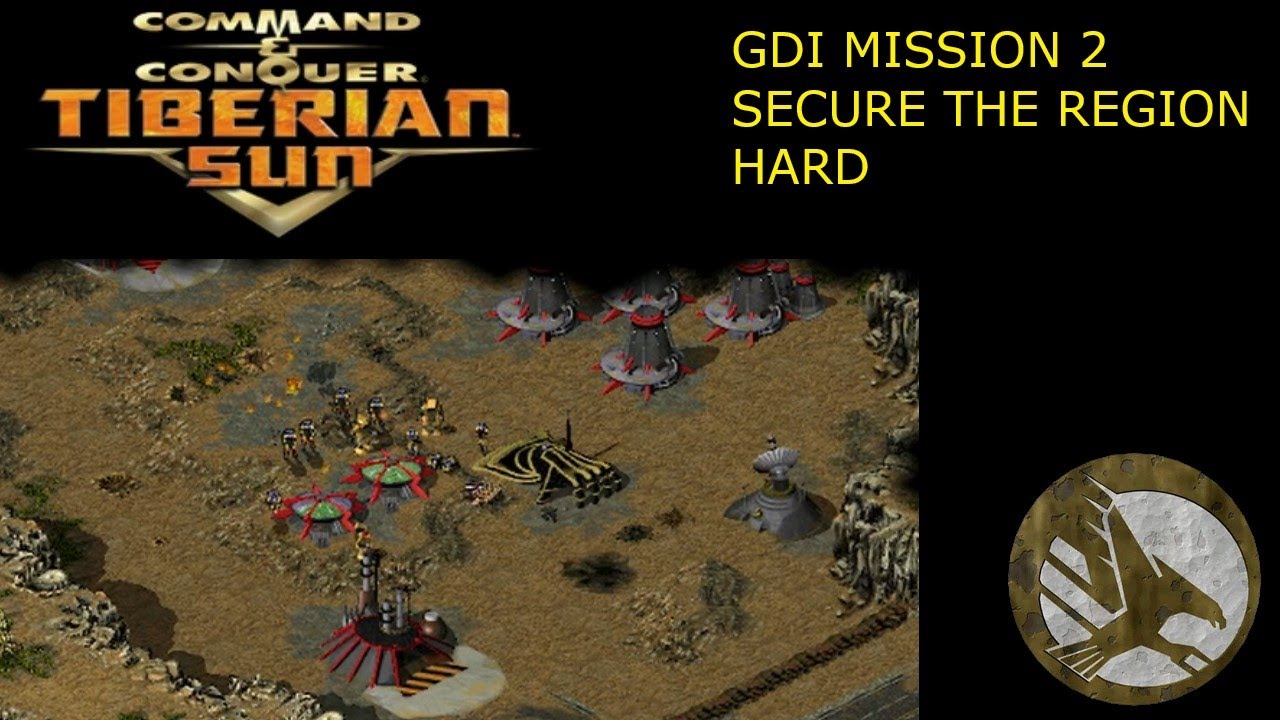 Tiberian Sun: GDI Mission 2: Secure The Region (Hard) - YouTube