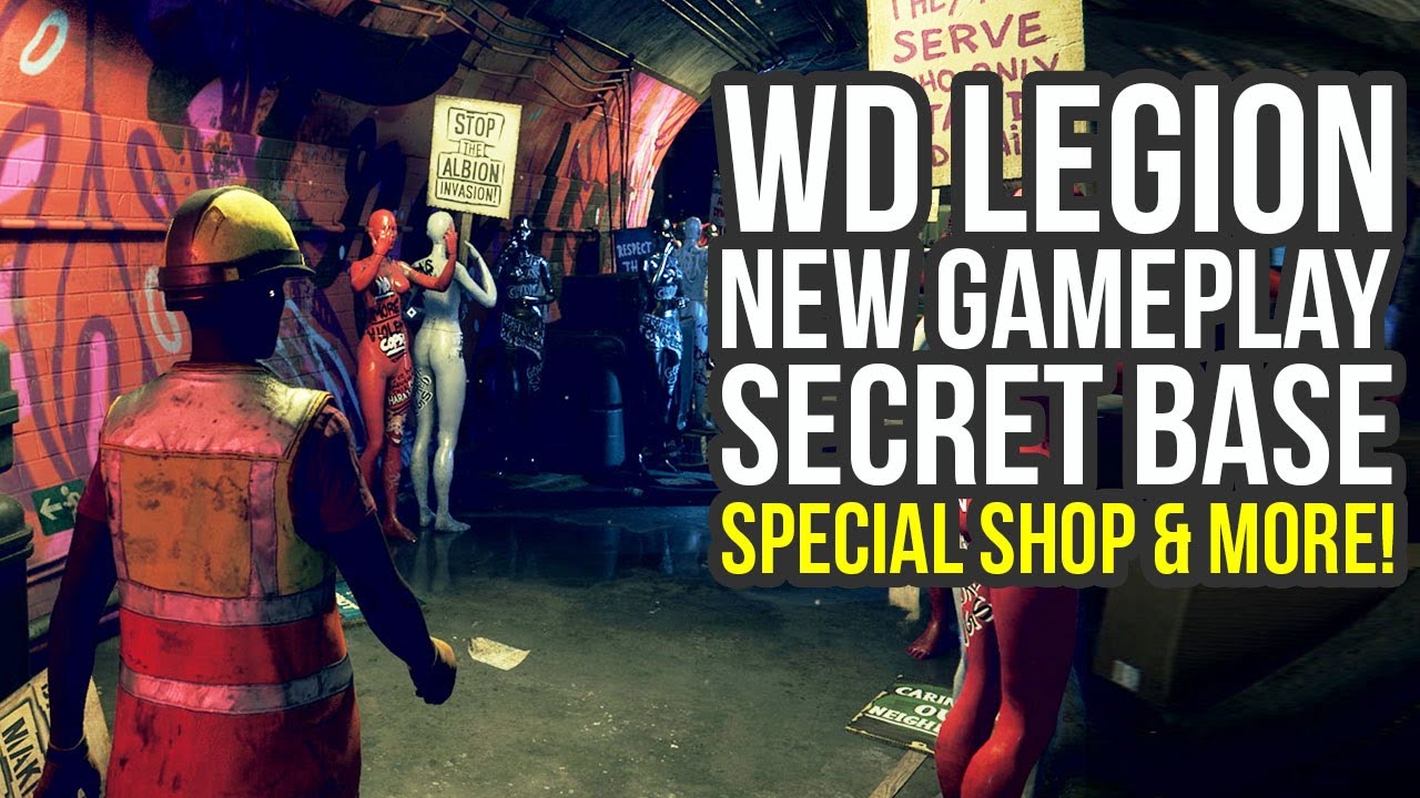 Watch Dogs Legion Gameplay - Secret Homebase Has Exclusive Shop & More ...