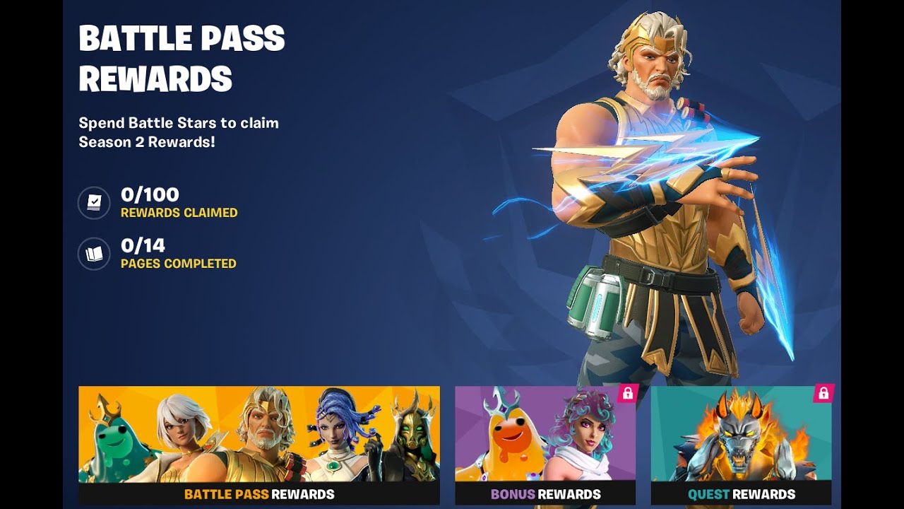 Everything IN The CHAPTER 5 Season 2 Battle pass!!!! (THE MOST INSANE ...