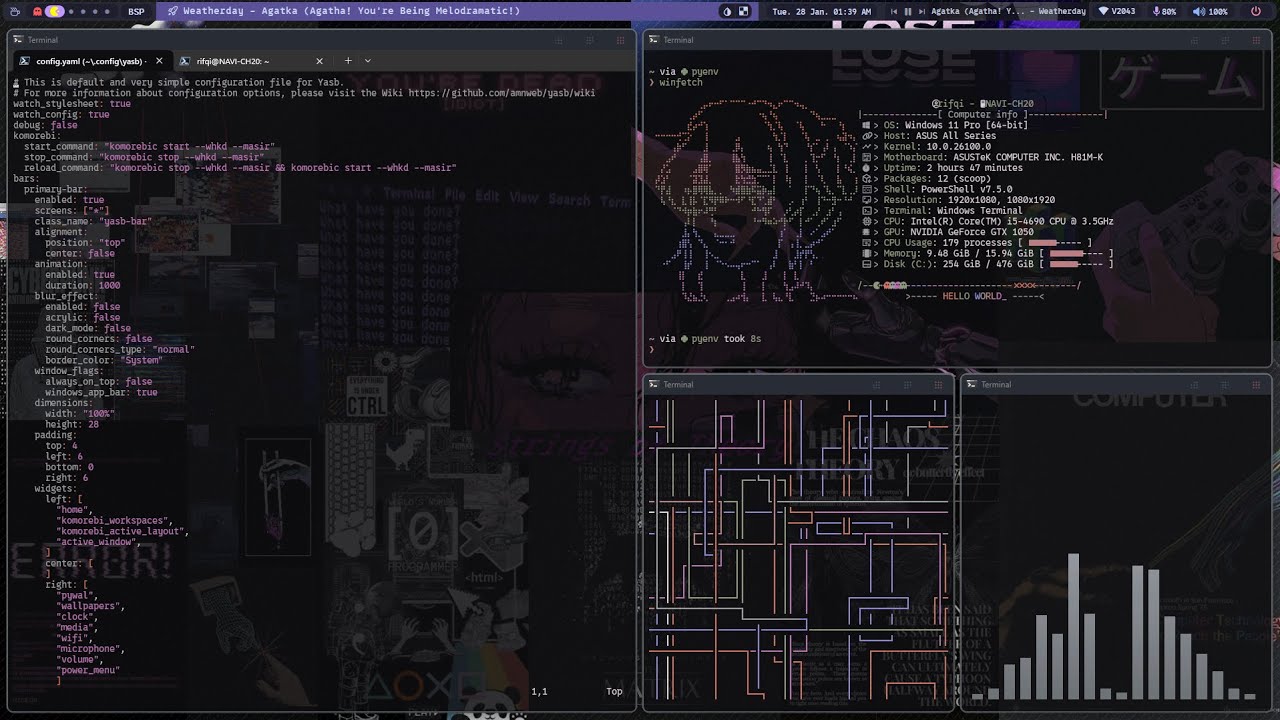 Ricing windows like it's a linux - YouTube