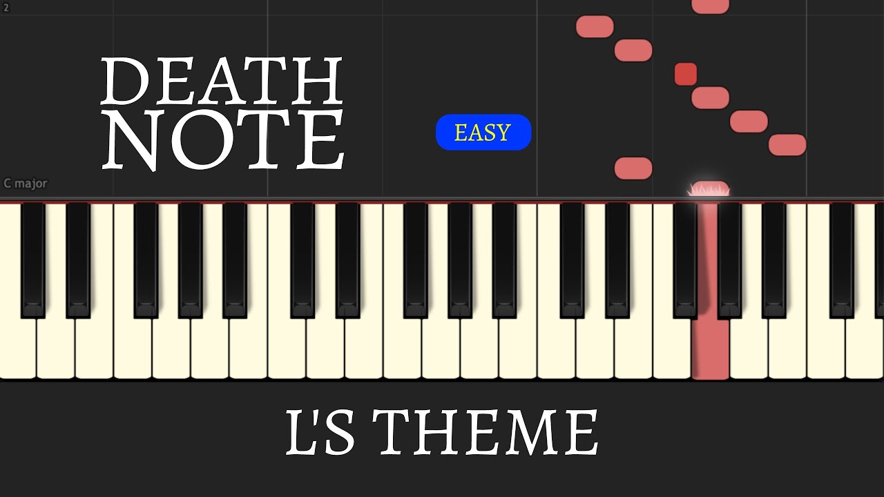 Death Note - L's Theme - easy level - YouTube