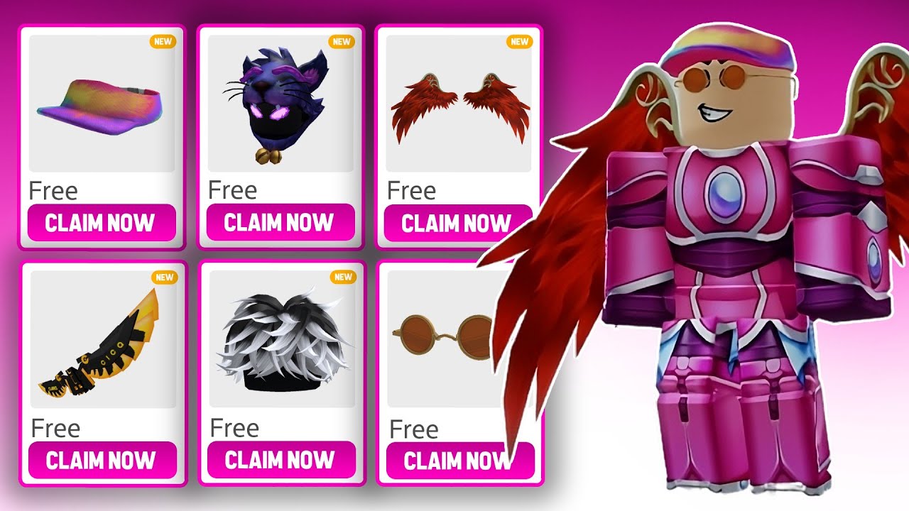 HURRY! The best free NEW items on roblox - FREE NEW ITEMS ROBLOX 2023 ...