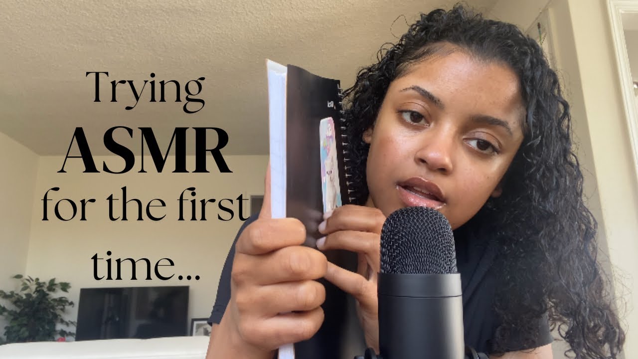 Trying ASMR for the first time… (fail) - YouTube