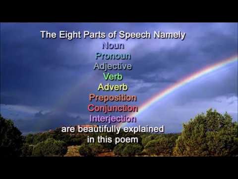 Parts of Speech Poem; A must learn .. for kids/children - YouTube