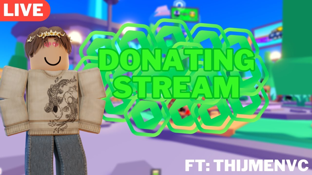 Pls Donate Live. Donating! (Real stream) - YouTube