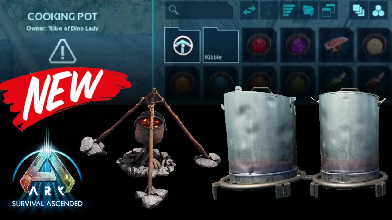 ASA UPDATED Cooking Pot mechanics! - YouTube