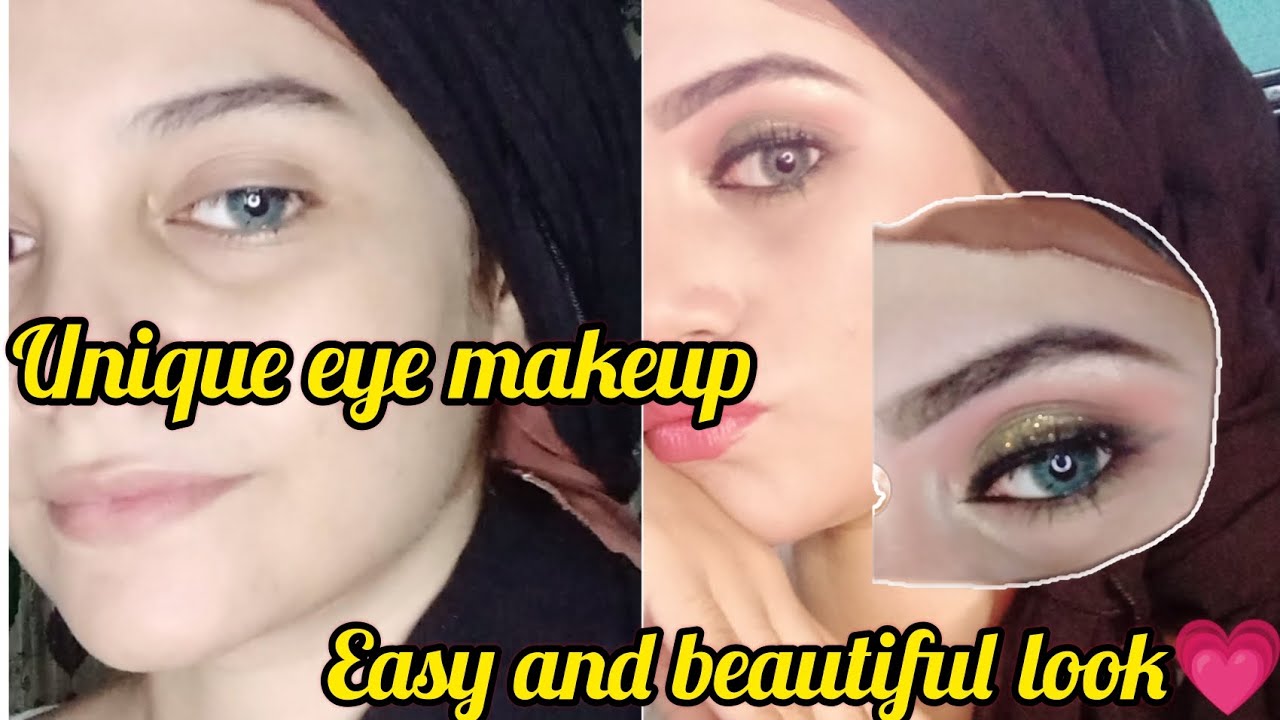 eye makeup tutorial || miyo eye look || beautiful and decent - YouTube