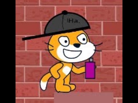 scratch cat becoming old - YouTube