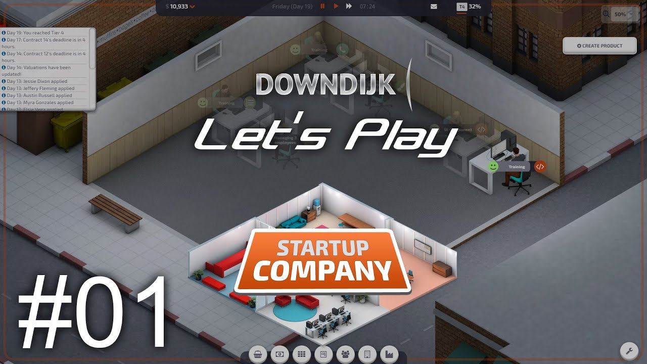Let's Play Startup Company - Starting with the Game #1 - YouTube