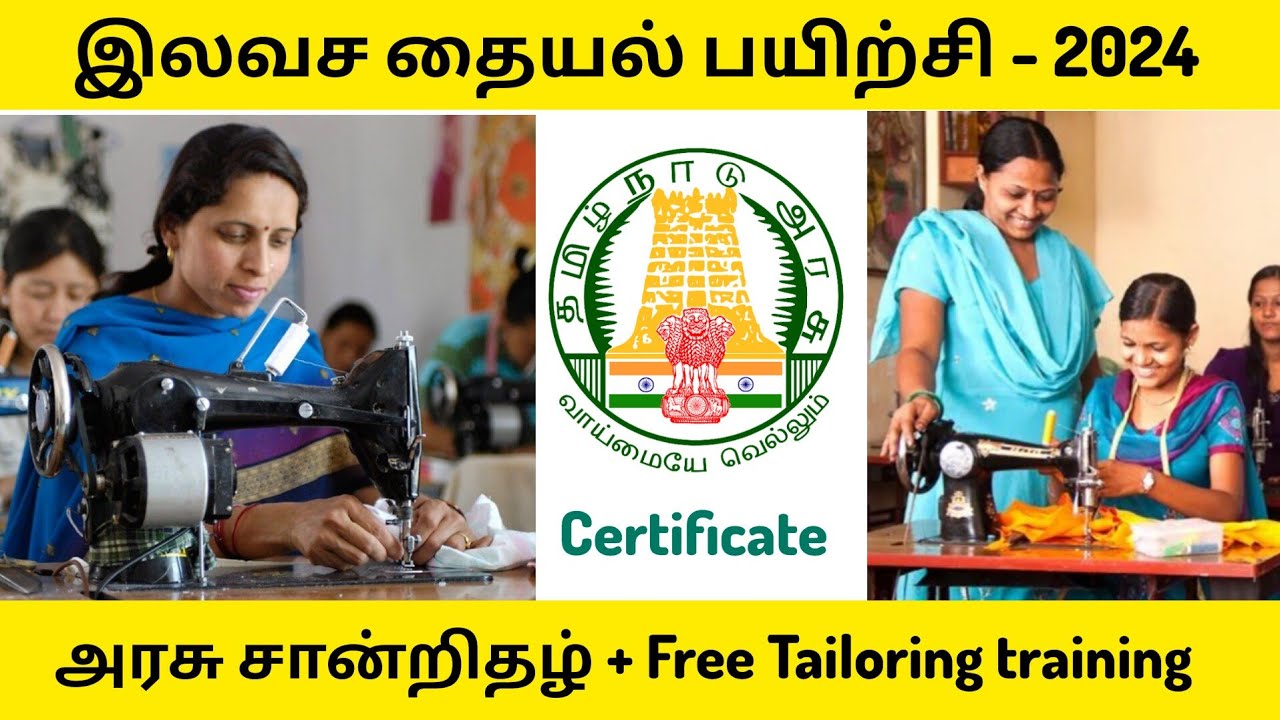 Government free tailoring training courses with Certificate | MSNE ...
