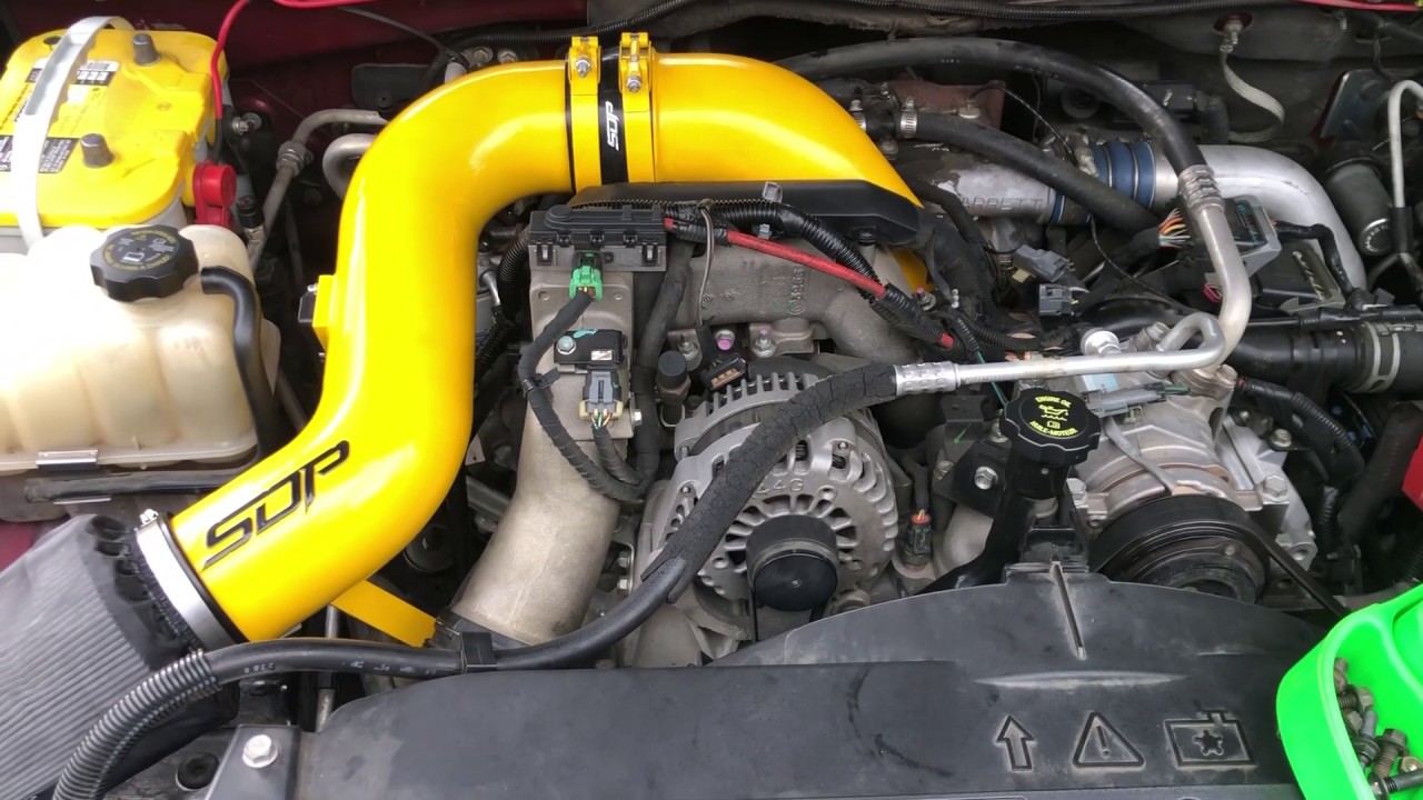 SDP 4" Air Intake Lbz-lmm Duramax - YouTube