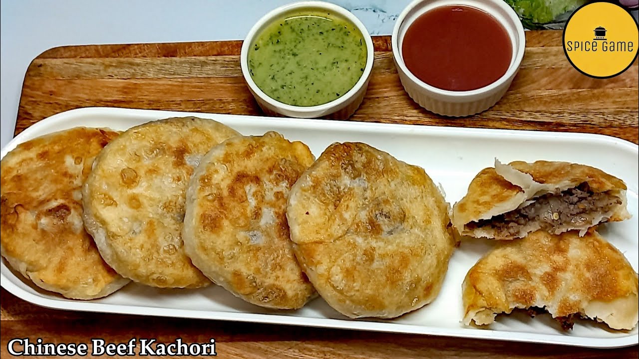 Chinese Beef Kachori | Beef Kachori Recipe | #spicegame - YouTube