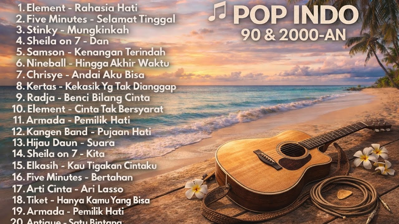 LAGU POP 90an - 2000an INDONESIA TERHITS MASA SMA | Playlist Full Album ...