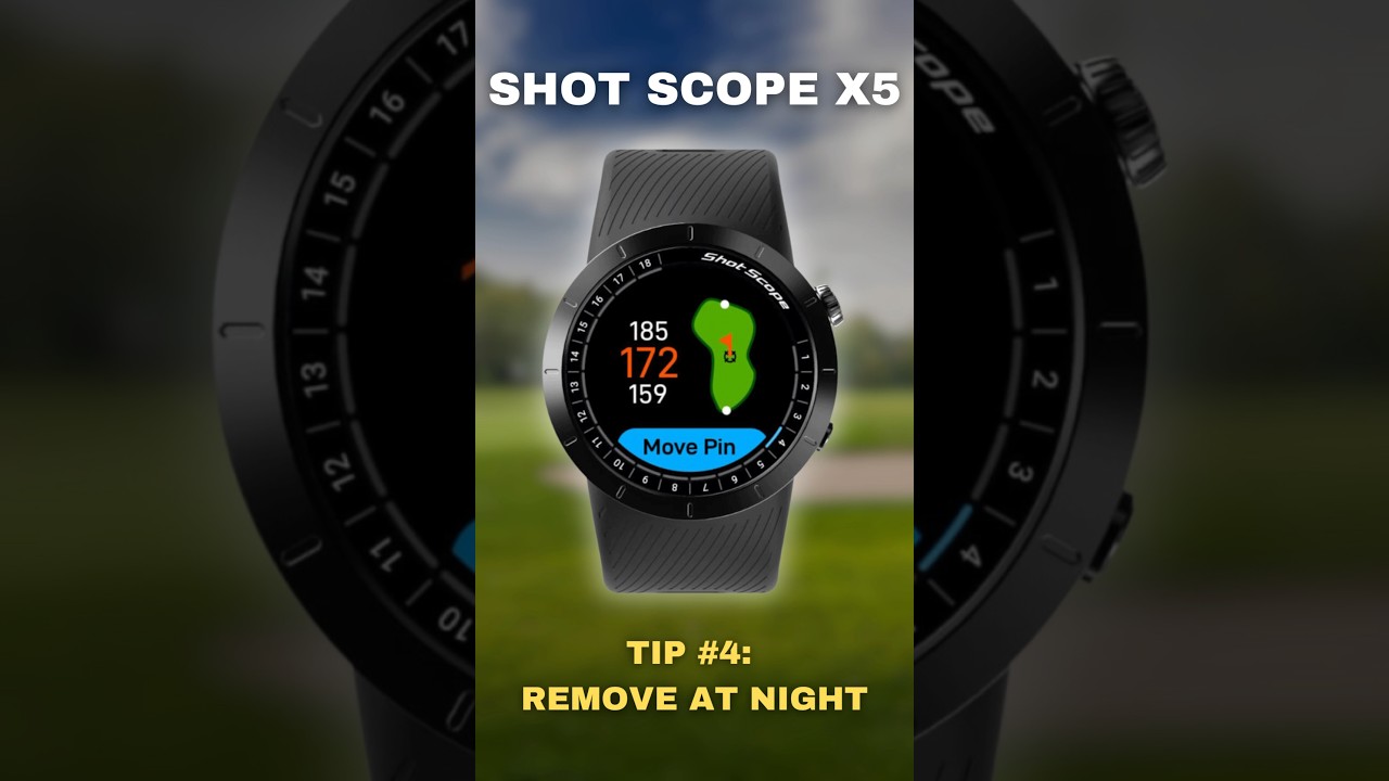 Shot Scope Tip 4 Remove Watch To Save Battery shotscope golf shot-scope-tip-4-remove-watch-to-save-battery-shotscope-golf