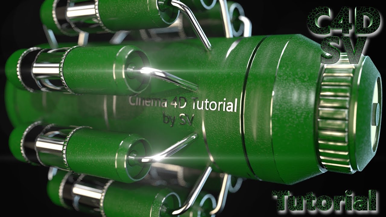 Cinema 4D Tutorial / Redshift Render / Metal Scratch Effect - Curvature - YouTube