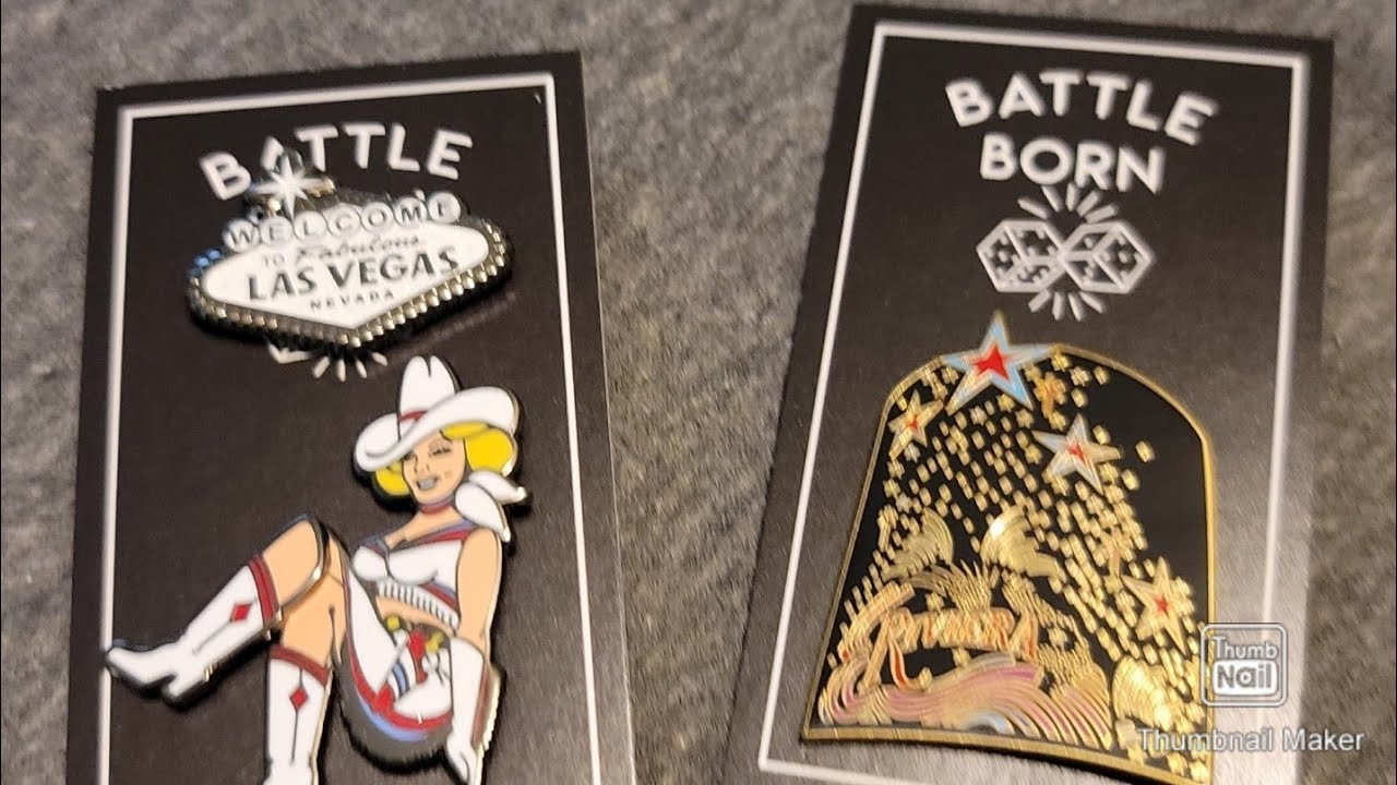 Battle Born Pins Unboxing - YouTube
