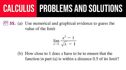 Calculus Section 2.2: The Limit of a Function - YouTube