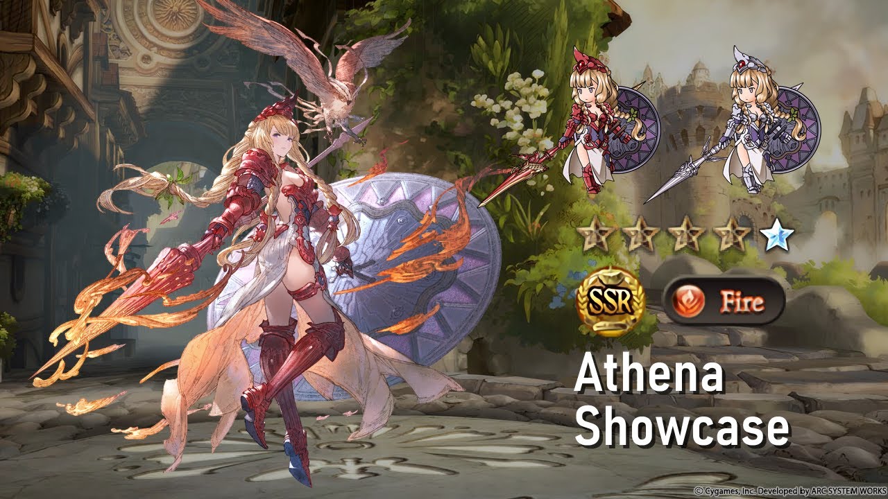 [Granblue Fantasy] 5★ Athena Showcase - YouTube