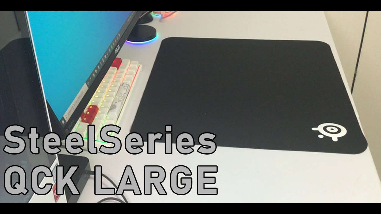 [4K] unboxing 'SteelSeries QCK Large' - YouTube