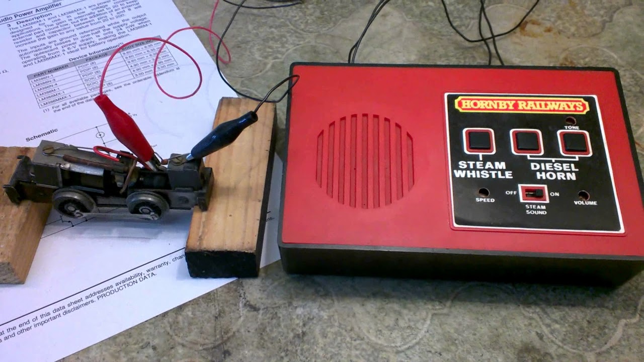 Hornby Railways Analogue Sound Effects Box - YouTube