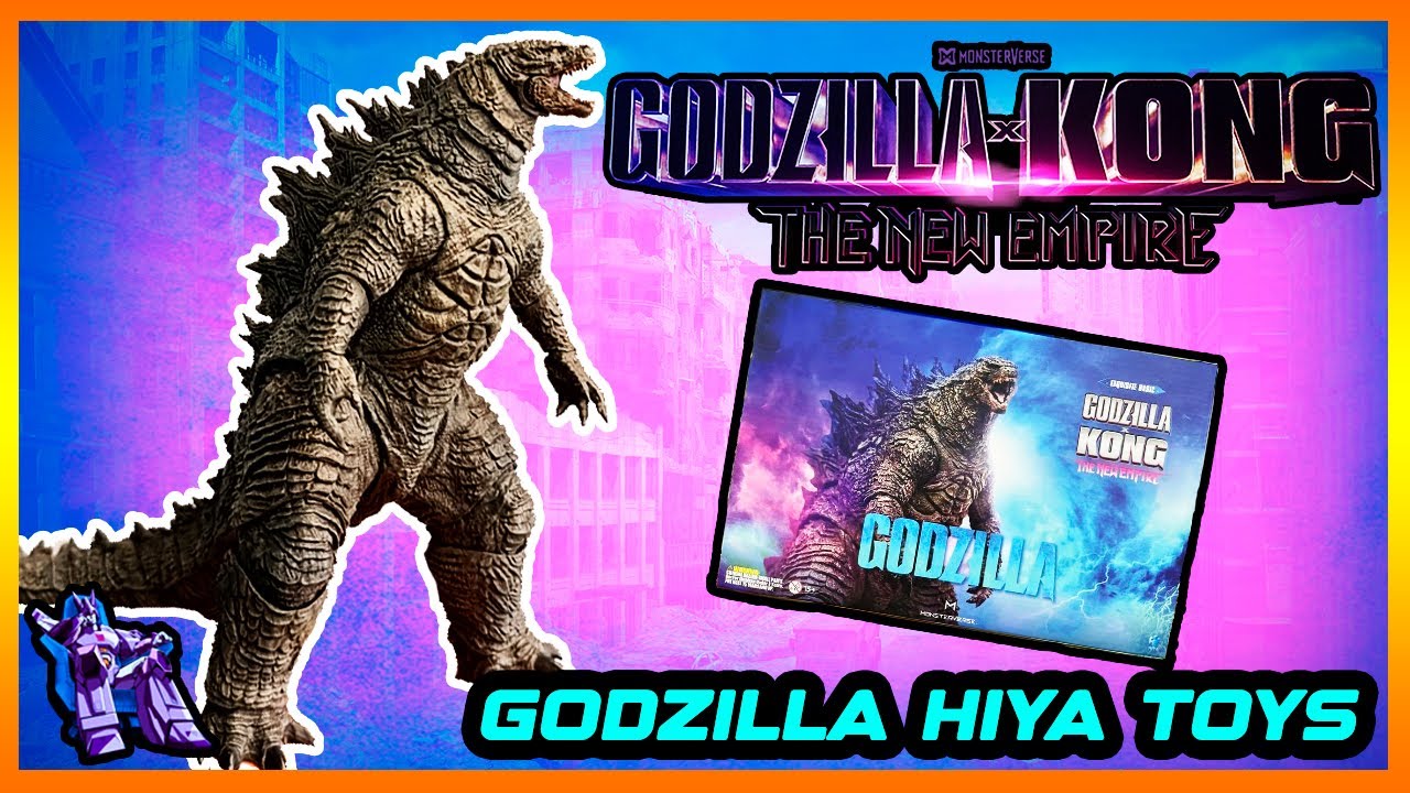 Godzilla Pre Evolved de Hiya Toys | Godzilla X Kong the New Empire ...