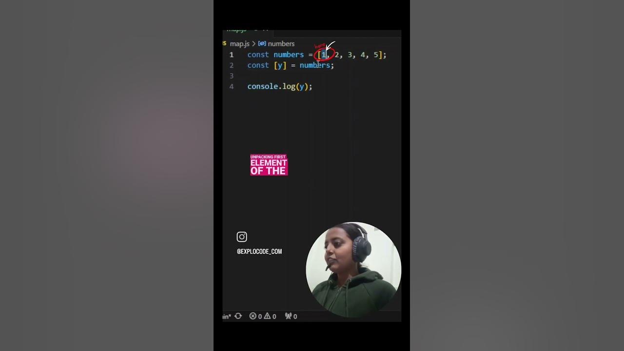 Array Destructuring Coding Javascript Programming Javascriptdev
