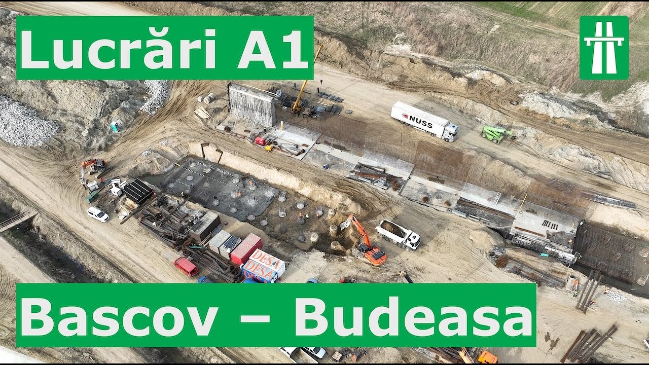 [14 MAR 2023] Lucrari A1 – Nod rutier Bascov – Lacul Budeasa - YouTube