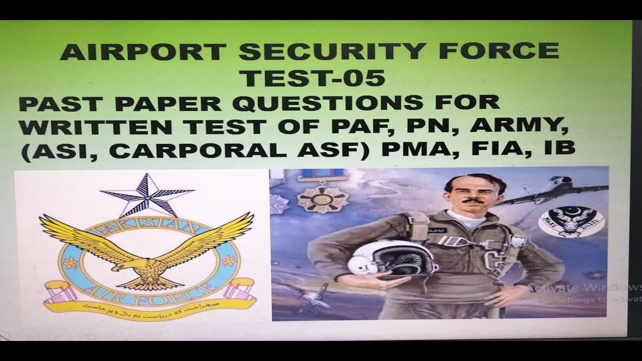 ASF TEST-5 IMPORTANT QUESTIONS FOR WRITTEN TEST OF CORPORAL, DRIVER ...
