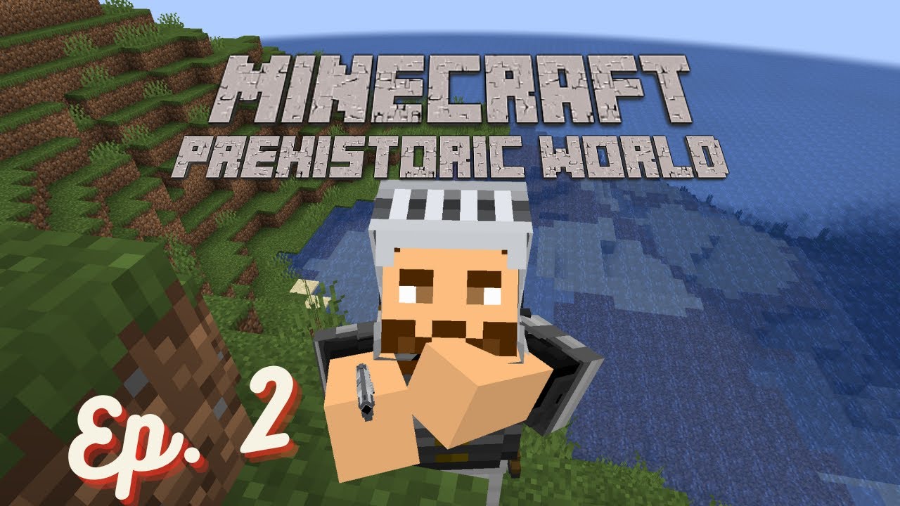 Minecraft Prehistoric World Modpack SMP Ep. 2 - A Knight with a Gun - YouTube