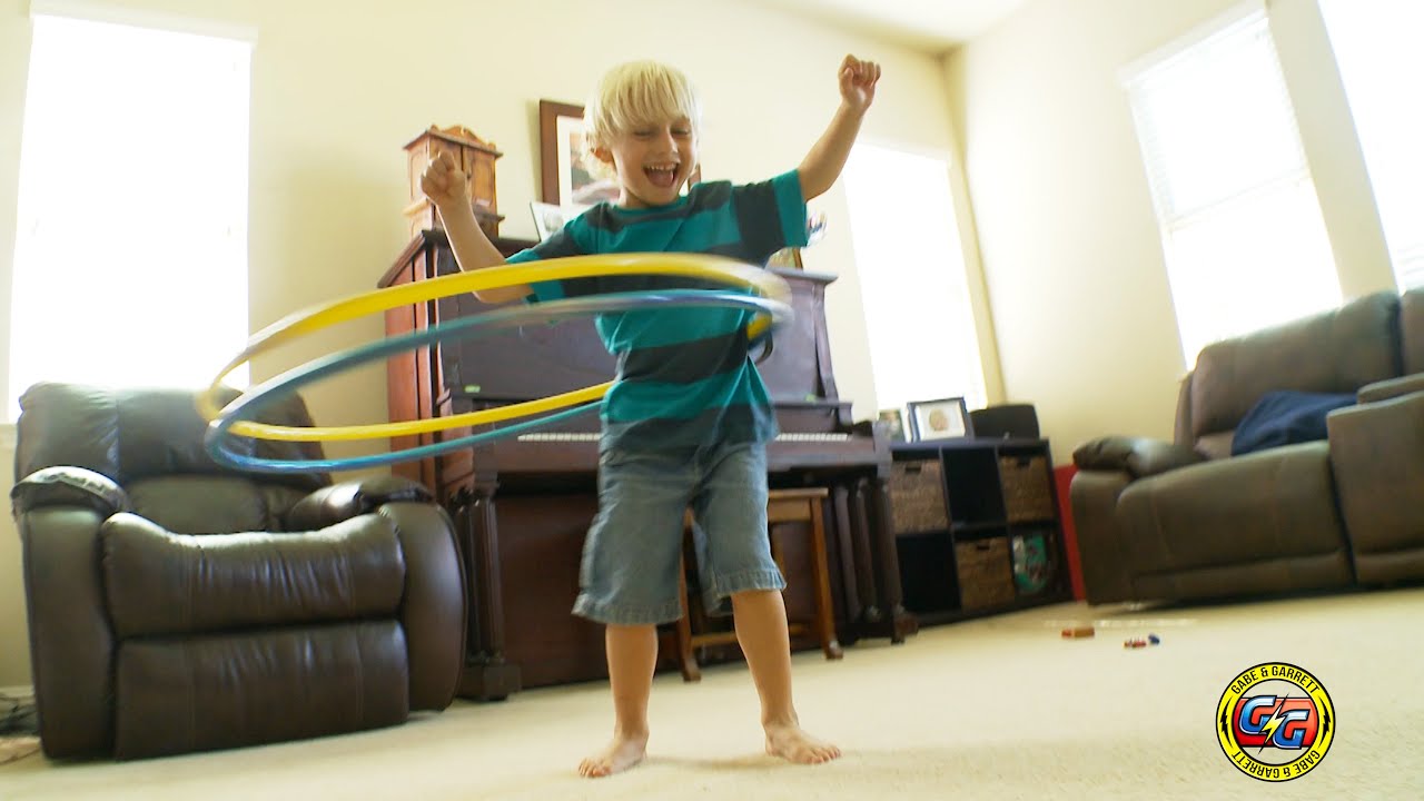 4 Year Old Amazing Double Hula Hooping! - YouTube