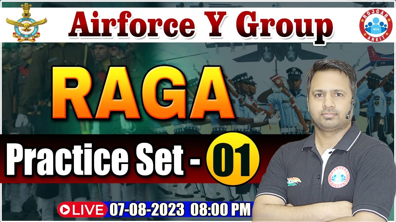 Airforce Y Group 2023, RAGA Practice Set #01, Airforce Y Group PYQs ...