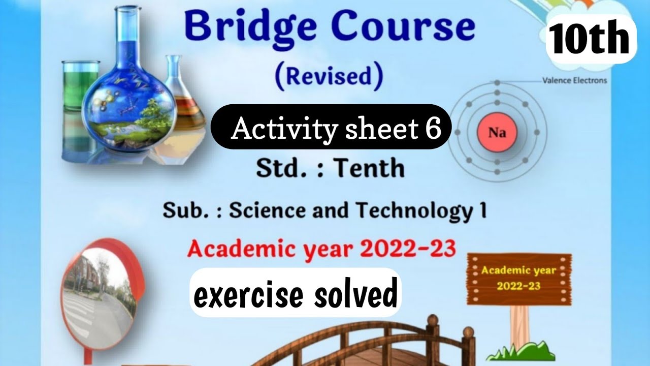 science 1 bridge course | class 10th | Activity 6 | All exercise solved ...