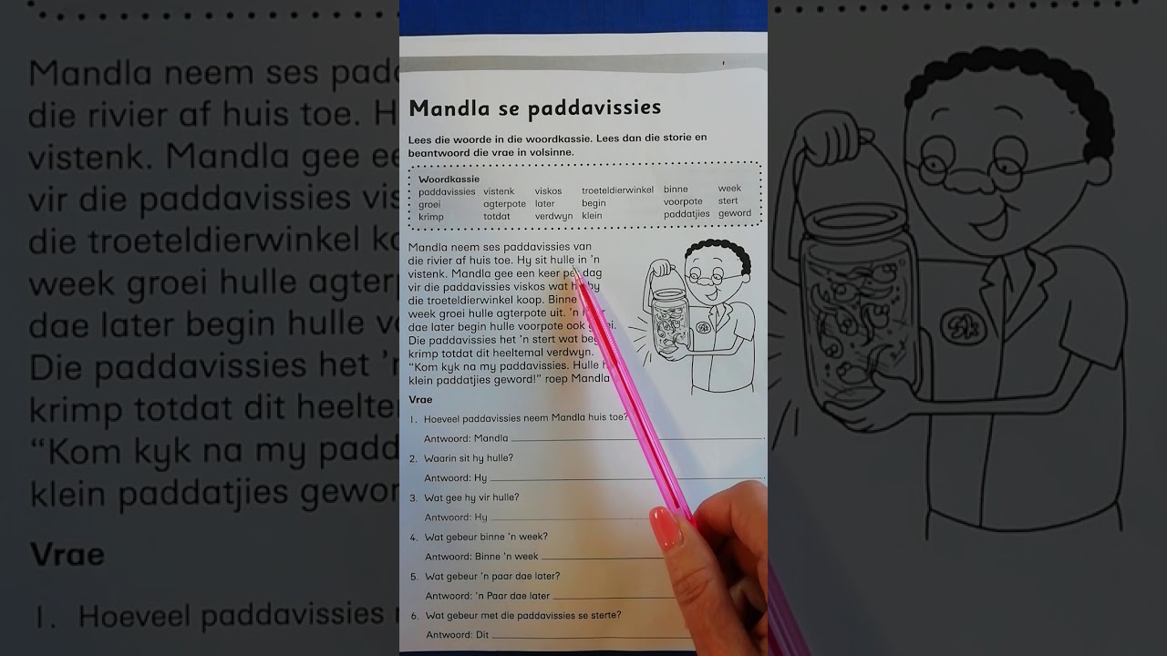 GRAAD 3 WEEK 2 AFRIKAANS BEGRIPSTOETS - YouTube