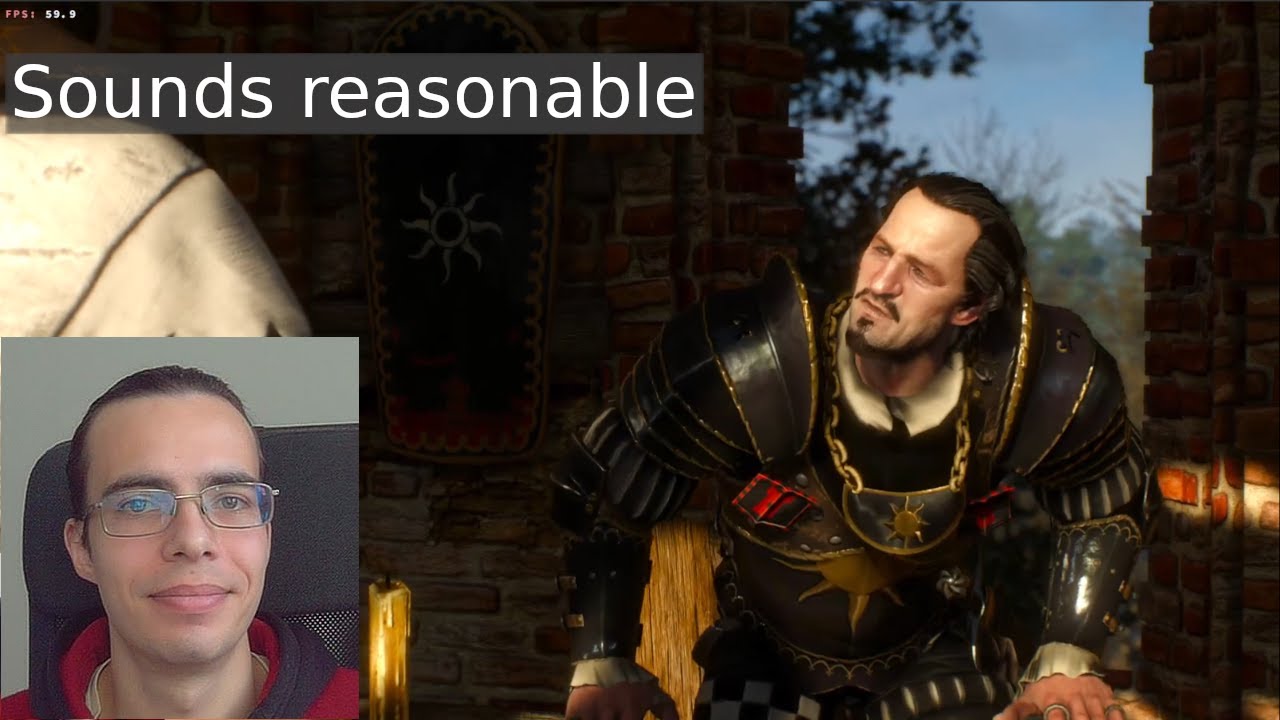 Temerian nobles, lost pan, and the Nilfgaardian garrison [The Witcher 3 ...