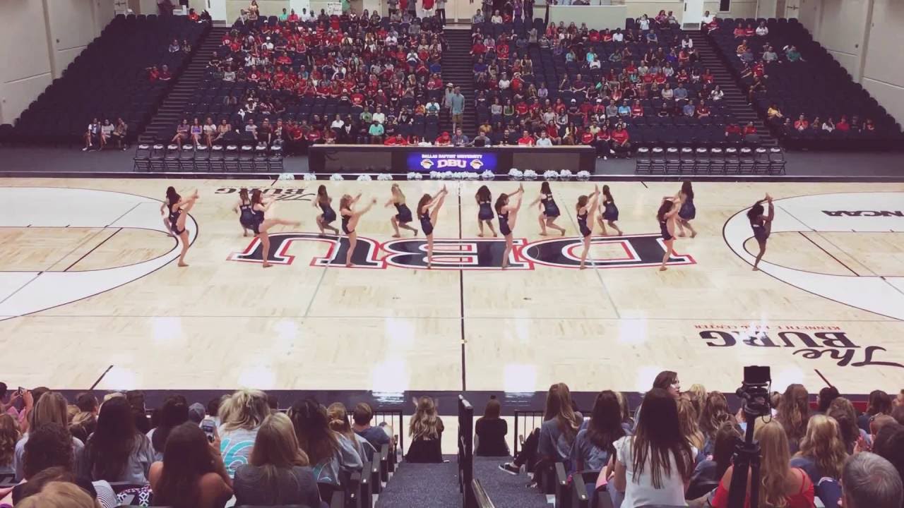 DBU Patriettes Red Rally - Fall 2016 - YouTube