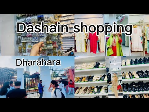 Exploring dharahara / dashain shopping / solovlog - YouTube