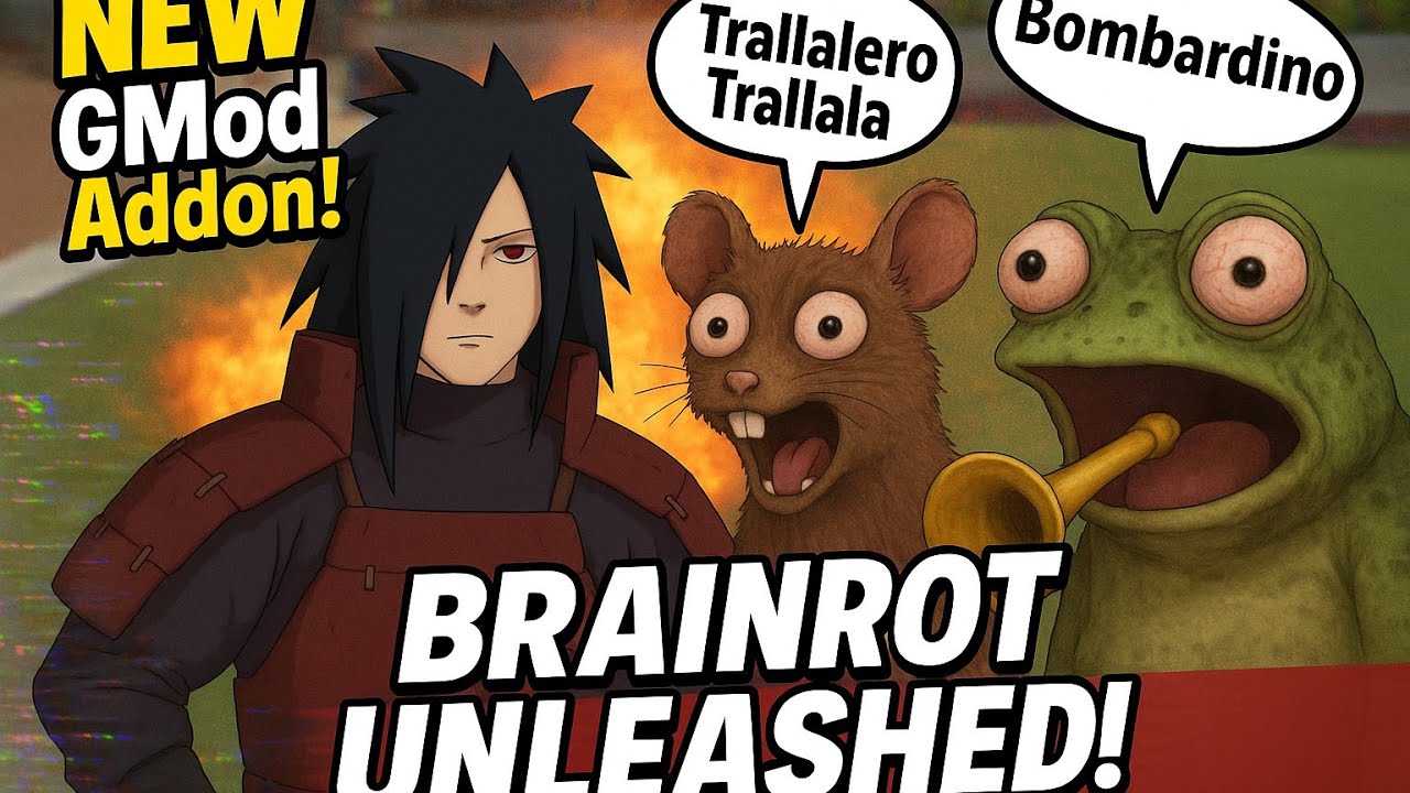 Garry's Mod Brainrot AI Animal + Italian Meme + Madara Uchiha Player ...