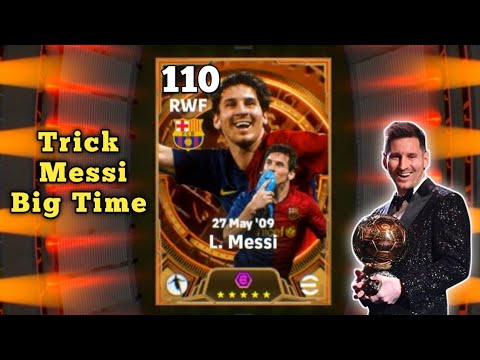 TRICK MESSI BIG TIME EFOOTBALL 2024 LANGSUNG DAPET STATISTIKNYA GEDE ...