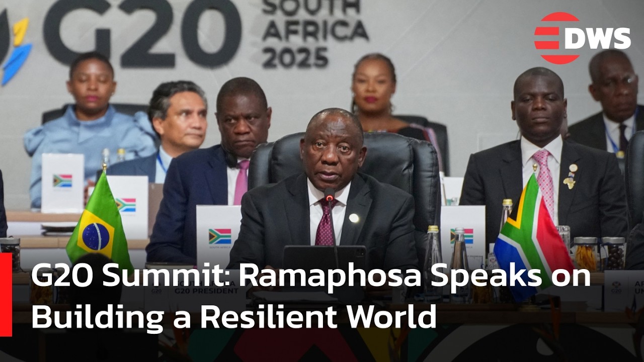 Ramaphosa Addresses G20 Leaders: Resilient World & Global Disaster ...