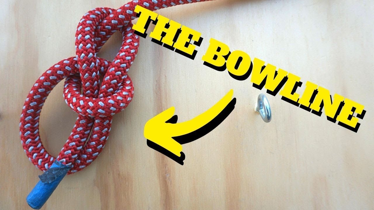 HOW TO TIE THE KING OF KNOTS, THE BOWLINE- Intro to Tree Climbing w ...