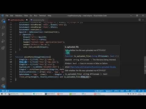 ApiRestFul con PHP y MySQL parte 13 - YouTube