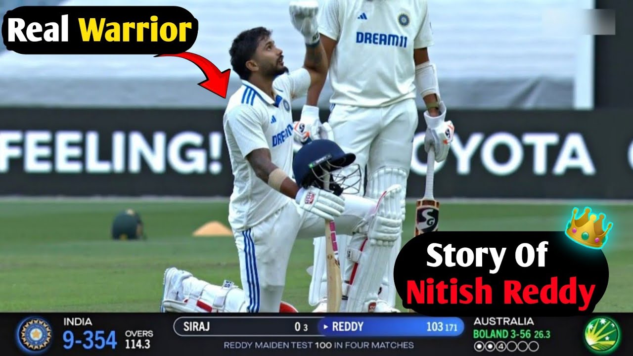 nitish kumar reddy century🔥|| nitish kumar reddy century celebration ...