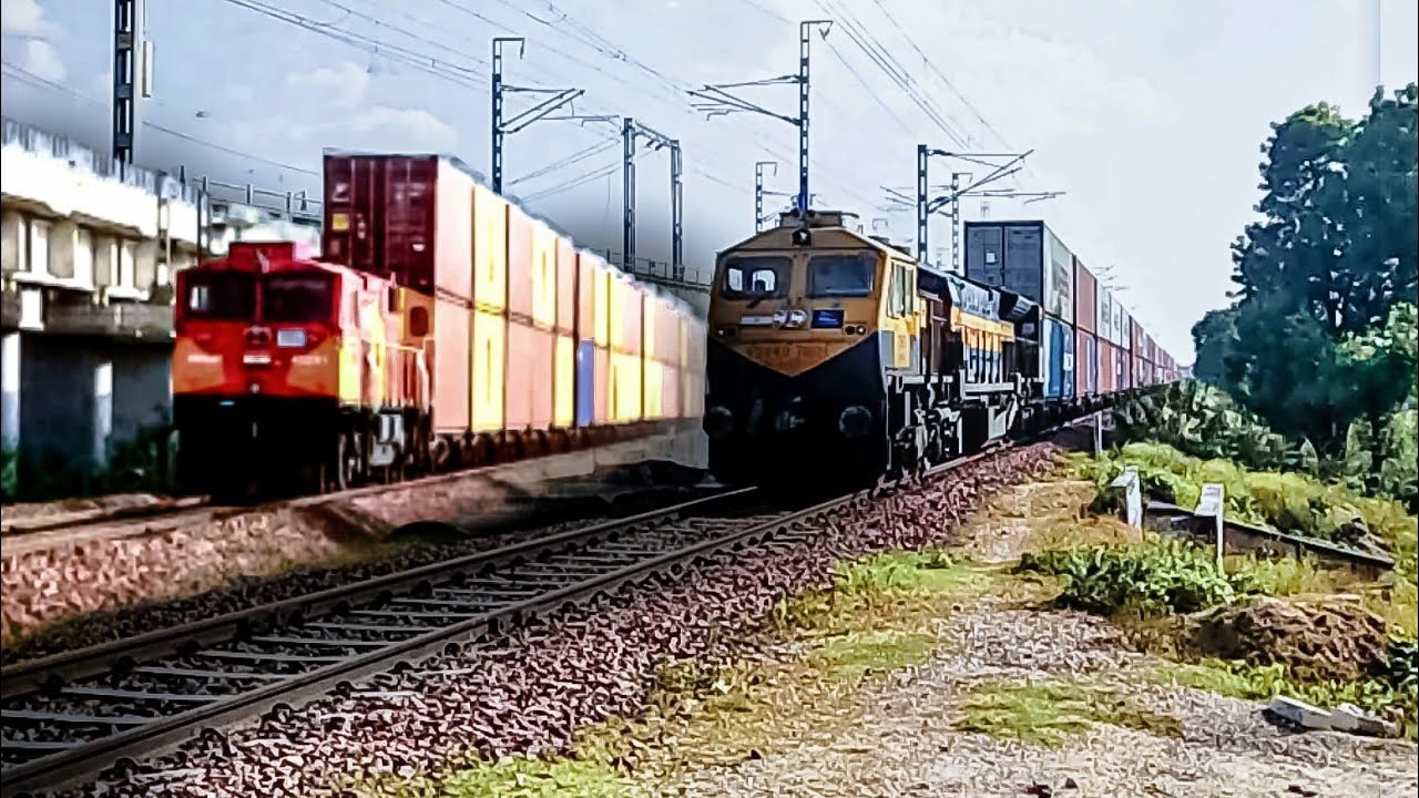 Diesel monsters of Indian railways | wdfc | dfc | dfccil | train videos ...