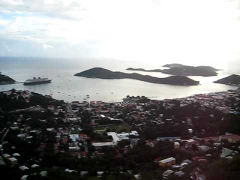 Sky Line Lookout Point in St. Thomas US Virgin Islands - YouTube