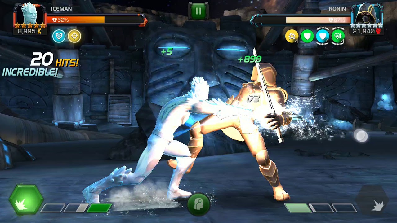 MCOC uncollected Iceman Vs Ronin - YouTube